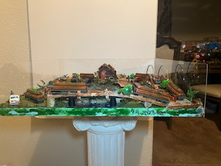 LOG CABIN DISPLAY DIORAMA | RALPHIEWORLDSTUDIOS