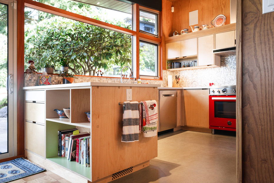 Bob and Jackie's Kitchen | Kerf Design | Mid-Century Maple Kitchen in ...