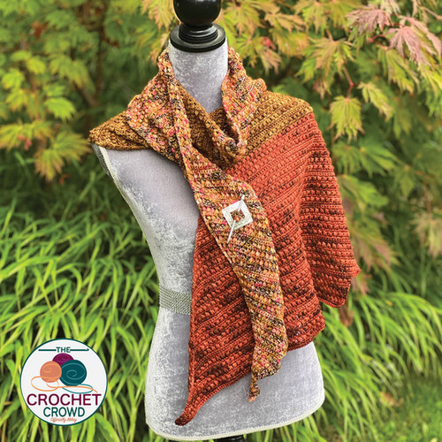 Crochet Asymmetrical Wrap Pattern with Crochet Diagram | Mikey's Stitch ...