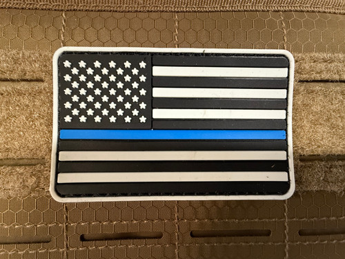 Thin Blue Line 3D PVC Patch | FAST1 Apparel