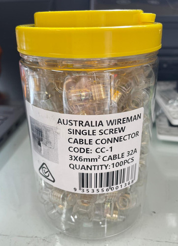 Single screw Cable connector | Maspion Australia