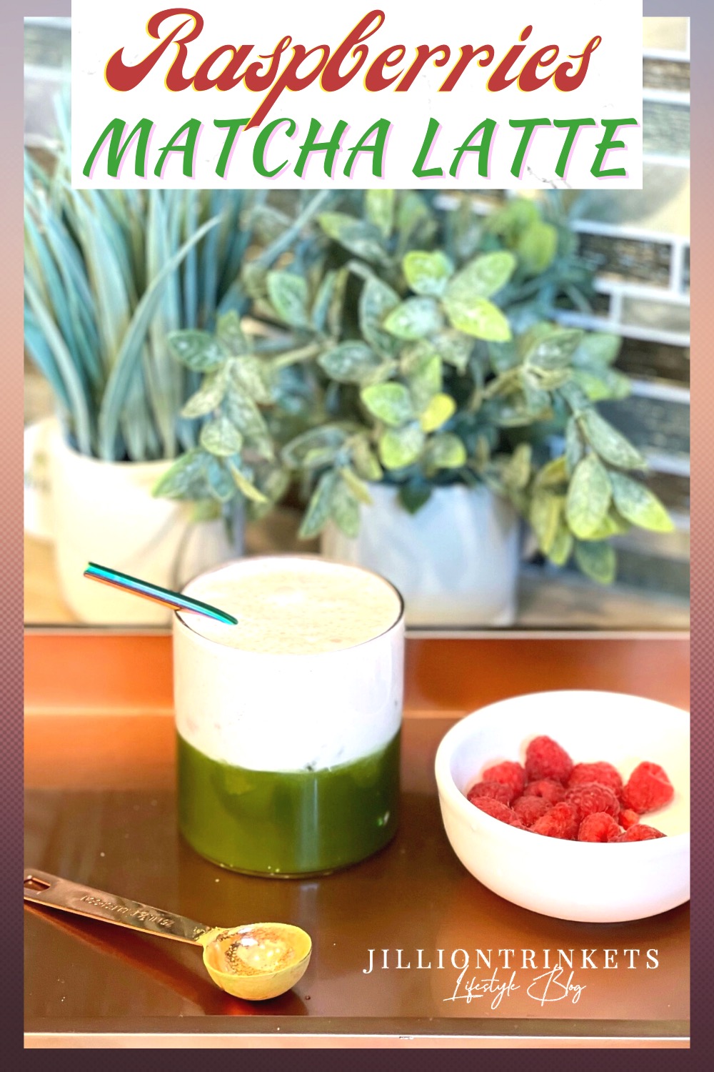 Raspberries Matcha Latte – Jillion Trinkets Lifestyle Blog