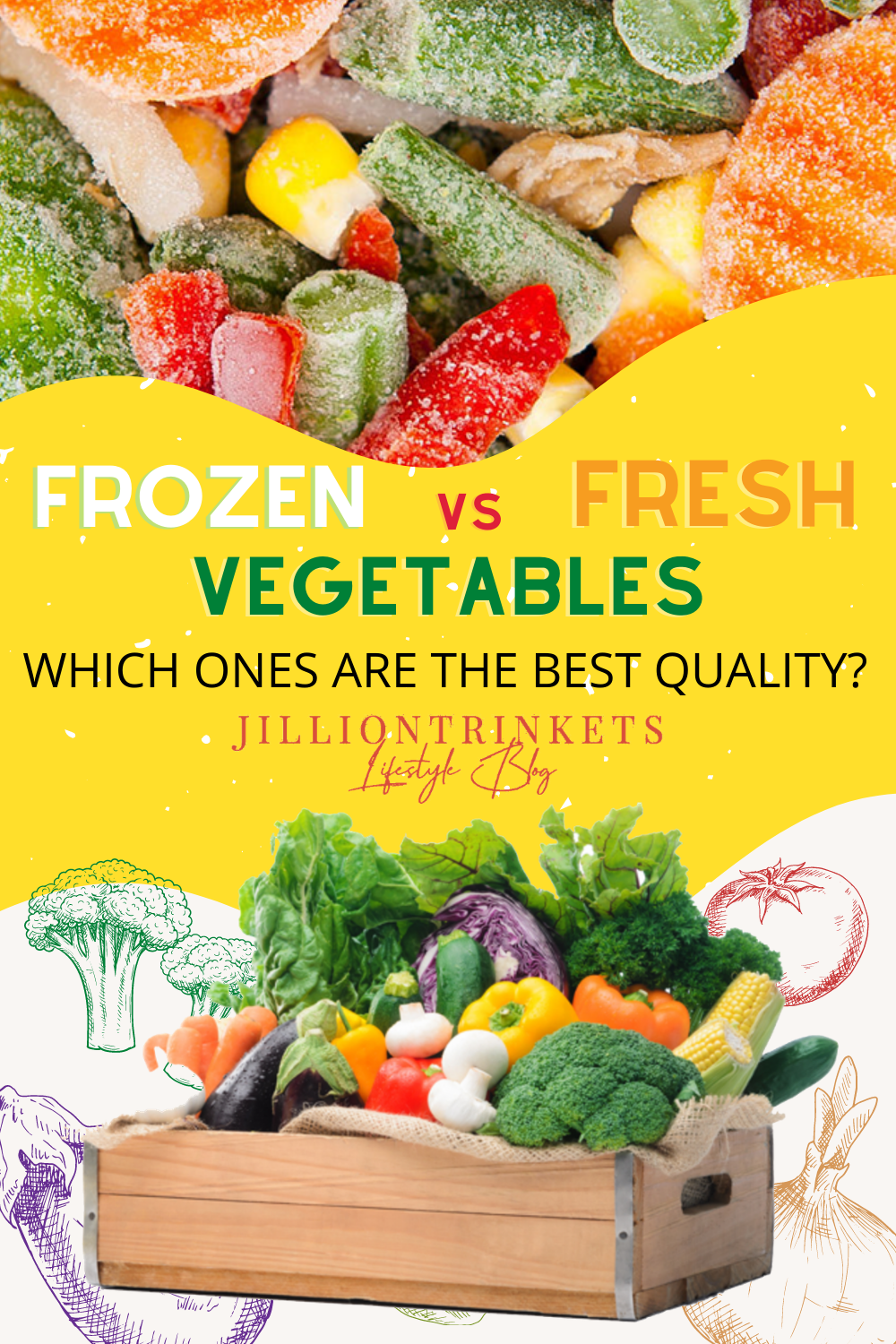 Frozen vs. Fresh Vegetables! Which ones are the best quality? – Jillion ...