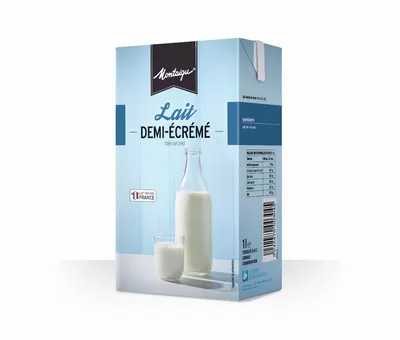 Lait UHT 1/2 écrémé en brique x1L / semi skimmed milk UHT x1L | SXM ...