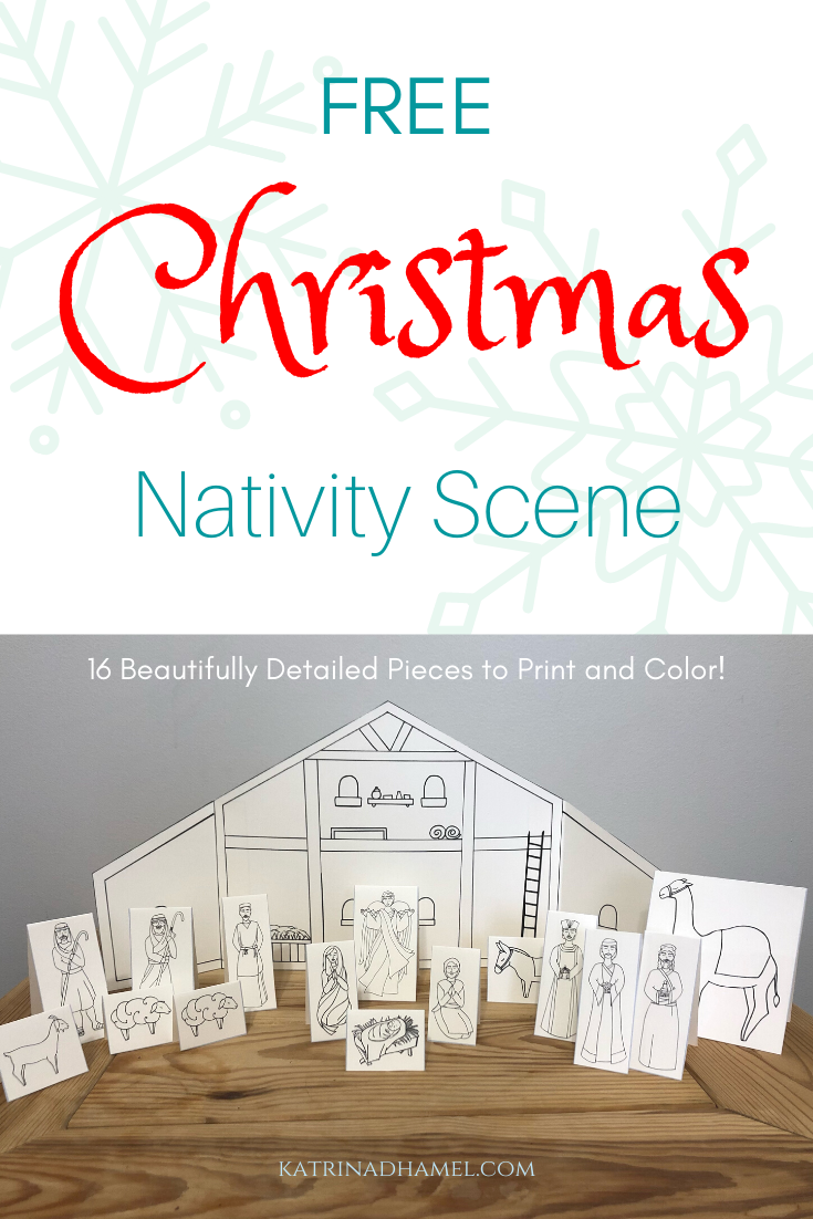 Free Christmas Nativity Scene and Story