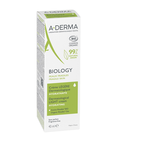 A-Derma Biology Crema Ligera 40 ml | Farmacias Dermocutánea