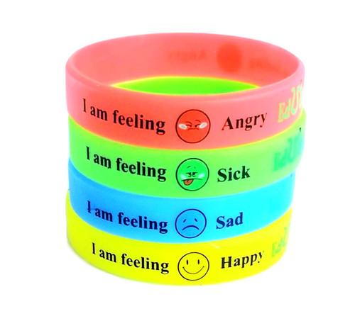 I Am Feeling Emotion Glow In The Dark Bracelets | Eduwear