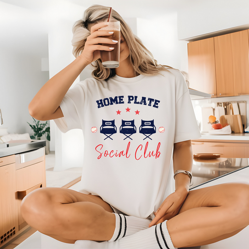 Home Plate Social Club Tee | Piper's Prints