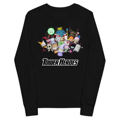 Tower Heroes United Youth Long Sleeve | Pixel-bit Studio