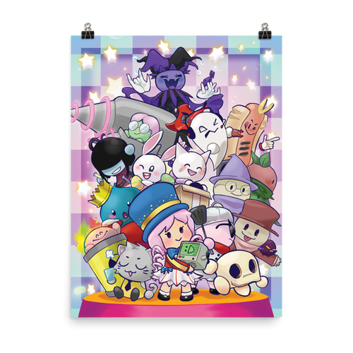 Tower Heroes Poster | Pixel-bit Studio