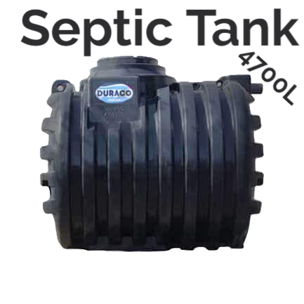 Septic Tank 4700 Litres [Duraco] | Brickhardware