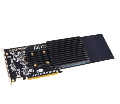 Sonnet M.2 4x4 Silent PCIe Card (Four M.2 NVMe SSD Slots • Add your own ...