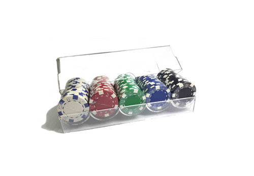 100 Strip Dice Poker Chip Set | youbet