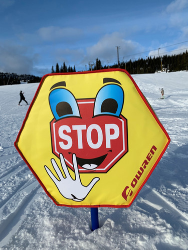 Stop / start skilt | Lier Plast AS