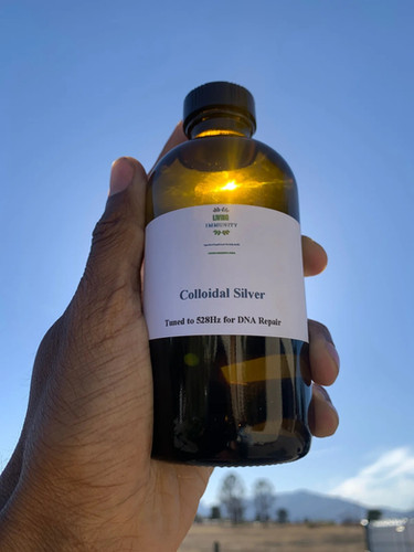 100% Pure Colloidal Silver | 15ppm | Tuned to 528Hz for DNA Repair ...