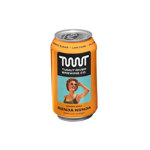 Ginja Ninja Ginger Beer 5.3% ABV | Tumut River Brewing