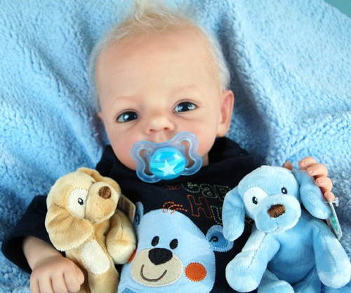 Vinyl Baby Doll Painting Kit - Bobo - Painted Eyes | the-doll-shop-1