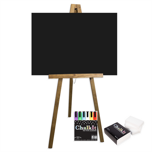 Large Artist Wooden Easel Package | Chalkboards UK
