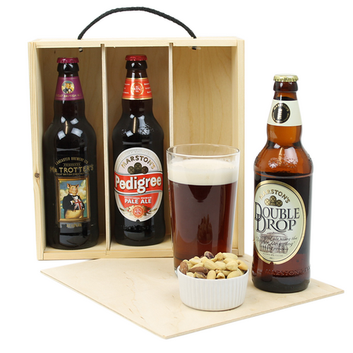 3 Bottle Beer Box | Wooden Box UK