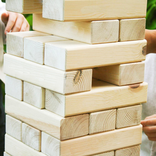 Giant Tumbling Blocks | Wooden Box UK