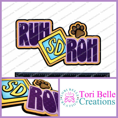 Ruh Roh Scooby Doo | Tori Belle Creations