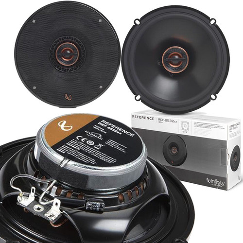 4x INFINITY REFERENCE REF-6532EX CAR AUDIO 6.5" COAXIAL 230 WATT ...