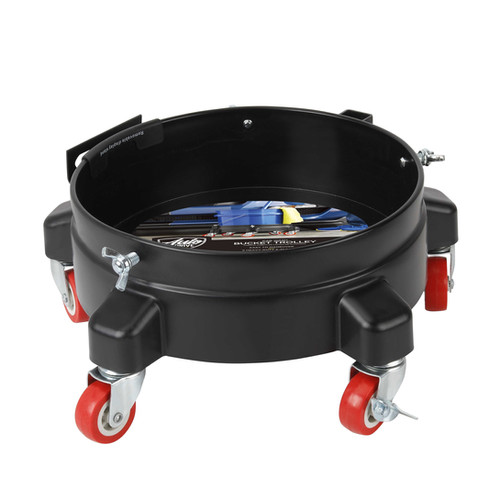Auto Drive,12-Inch Bucket Dolly, With Lockable Casters | AutoMaximizer.com