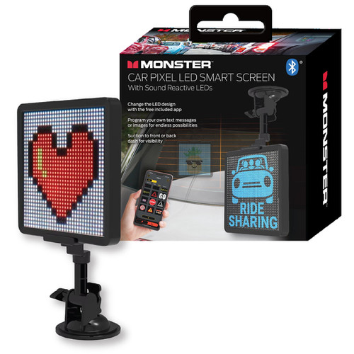 Monster LED Smart Car Pixel Smart Screen, Car Ride Sharing, Taxi, Sign ...