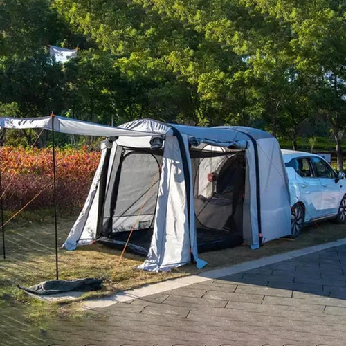 Rainproof Inflatable Car Tent – Large Space PU2000 SUV Tailgate Camping ...