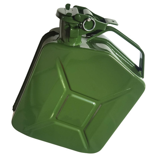 1.32 Gallons Green Practical Can Gasoline Jerry Can Metal Steel Tank ...