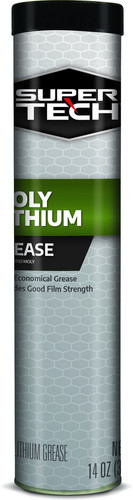 Super Tech Moly-Lithium Extreme Pressure Grease, 14 oz Tube ...