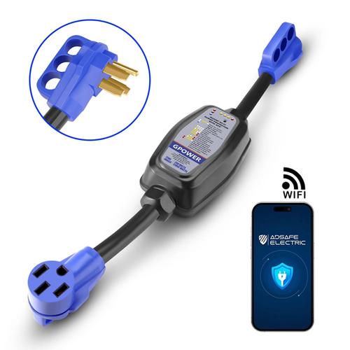 EPICORD 50A RV Surge Protector with Wi-Fi Monitoring and Voltage ...
