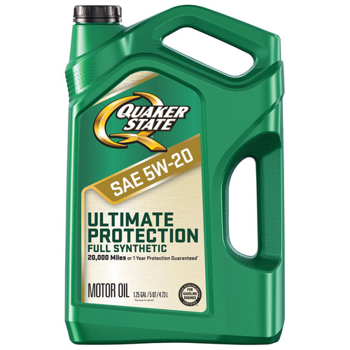 Quaker State Ultimate Protection Full Synthetic 5W-20 Motor Oil, 5 ...