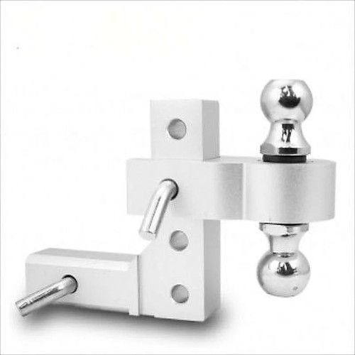 Dual Aluminum Adjustable Drop down Trailer Hitch Receiver Tow Towing ...