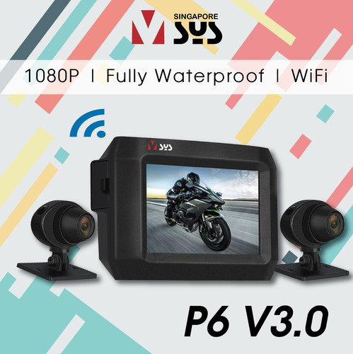 P6 V3.0 Waterproof Motorcycle Camera | Bisado Technologies