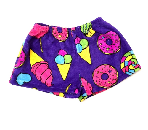 Carnival Fuzzy Pajama Shorts | Brodysonline.com