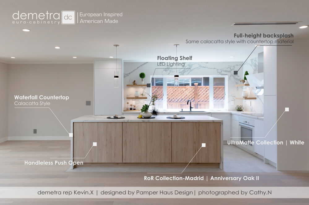 Full-height slab backsplashes are a trendy way to design your new kitchen