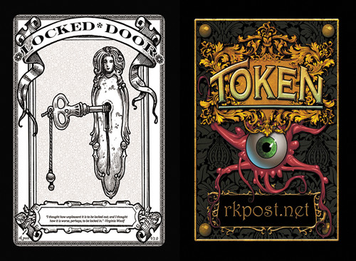 T1174 Classic Locked Door Mini Token | rkpost