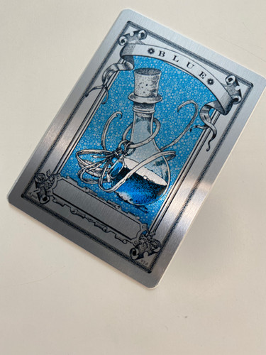 PAT019 Mana Blue 1 Aluminum Token | rkpost