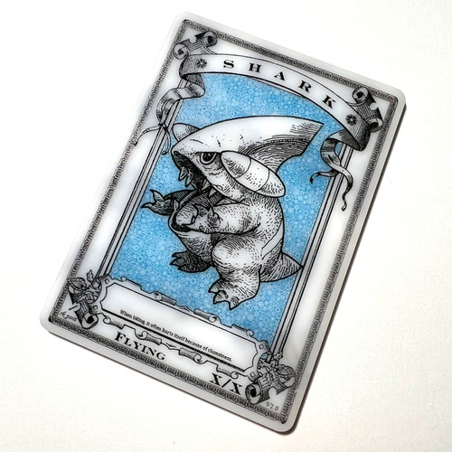 APT102 Shark 1 Acrylic Printed Token | rkpost