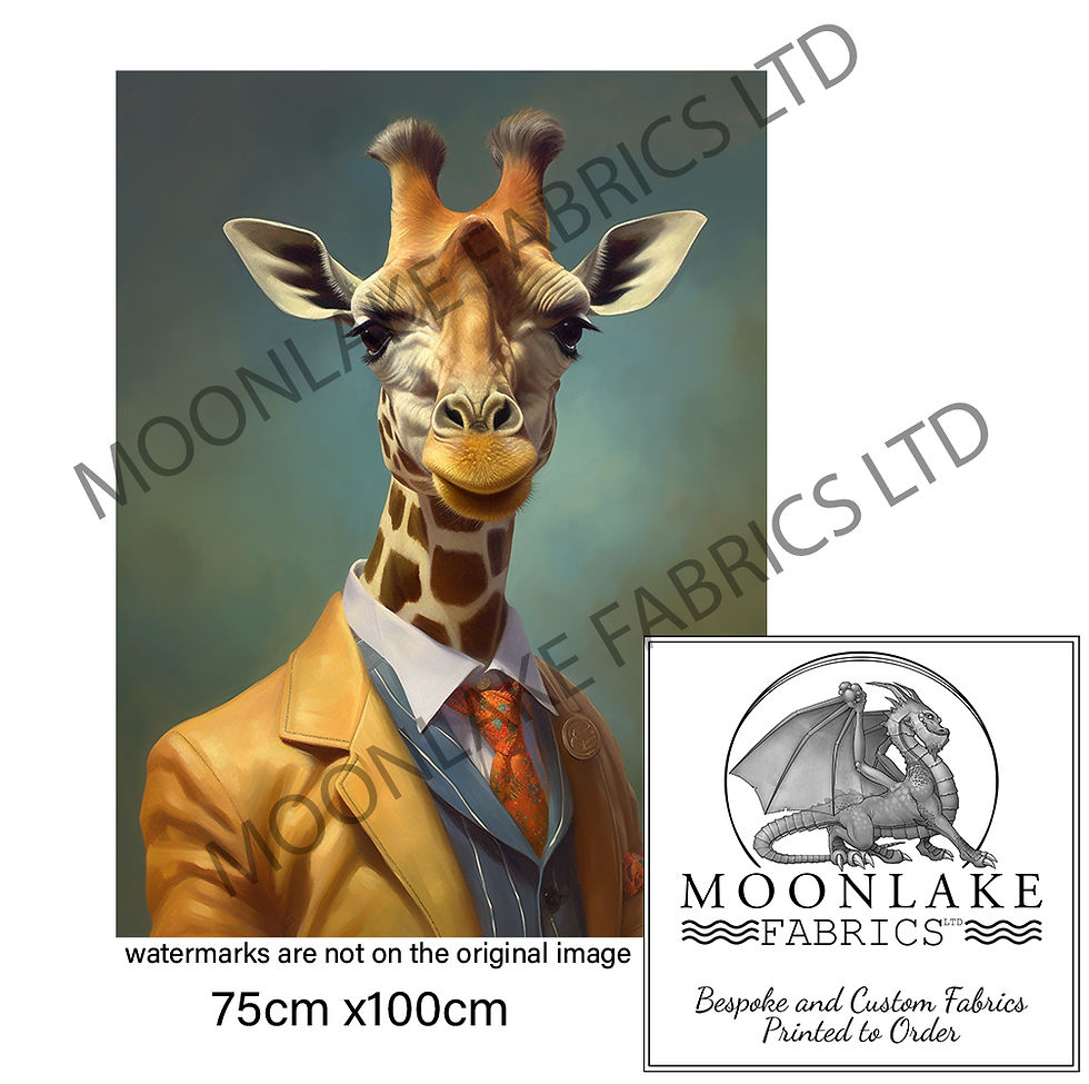 Giraffe Panels | Moonlake Fabrics Ltd