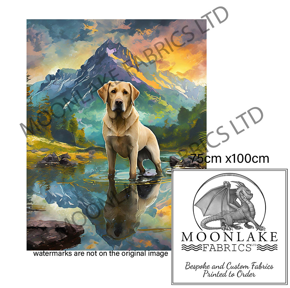 Labradors Retriever Panels | Moonlake Fabrics Ltd
