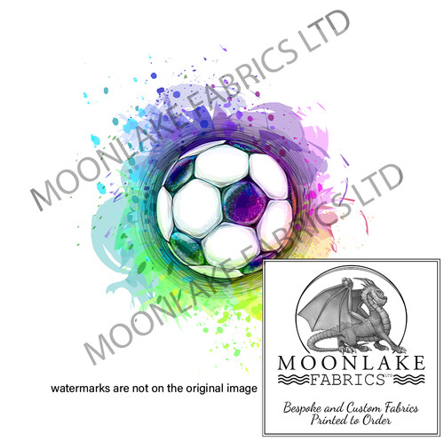 Watercolor Football | Moonlake Fabrics Ltd