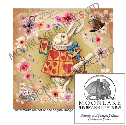 White Rabbit Vintage Floral | Moonlake Fabrics Ltd