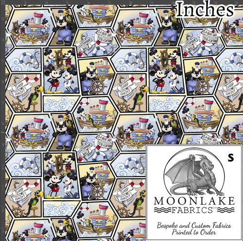 Steamboat Willy Shapes Small | Moonlake Fabrics Ltd