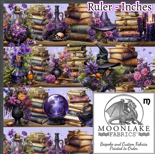 Witches Library Light Medium | Moonlake Fabrics Ltd