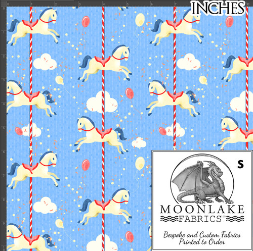 Small Carousel Stripe | Moonlake Fabrics Ltd