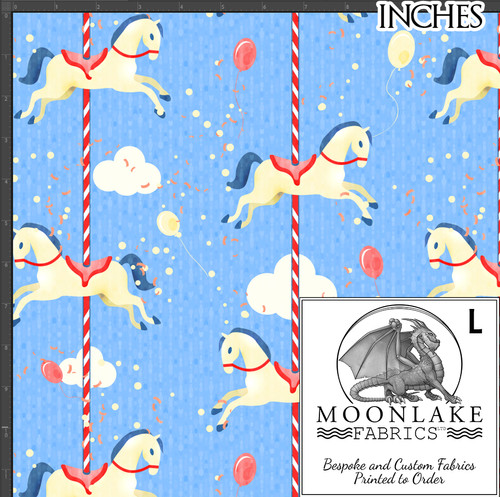 Large Carousel Stripe | Moonlake Fabrics Ltd