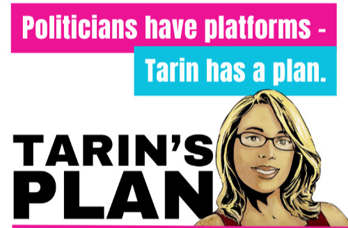 Tarin's Plan | Tarin for Mayor