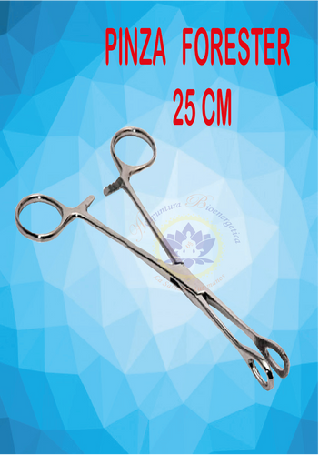 Pinza foerster porta esponja estria curva de 25cm | Mis sitios